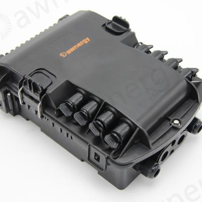China 8 Core Fiber Optic Distribution Box IP65 Mini Type Waterproof 295x220x110mm for sale