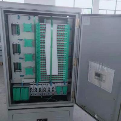 China DA-OCC-576SMC Fiber Optic Cabinet with 576 Core Capacity and IP65 Rating for Outdoor Networks for sale
