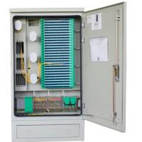 China 576 Core Stainless Steel Outdoor Fiber Distribution Hub FTTx Network Cabinet 1510x750x470mm for sale
