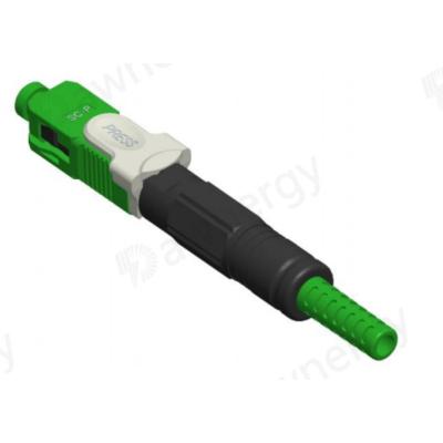 China 5.0mm & 5.5mm Fast SC/APC Fiber Optic Connector with ≤0.3dB Insertion Loss and -40℃ to +85℃ Operating Range for sale
