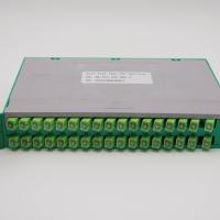 China Tray Type Fiber Optical PLC Splitter 1xN 2xN Low Insertion Loss 1260-1650nm for sale