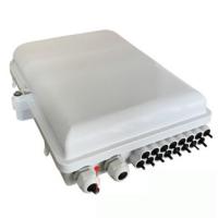 China 16 Core Fiber Optic Distribution Box SC LC PLC Wall Pole Mount 300x230x75mm for sale