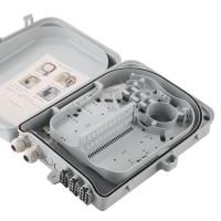 China 24 Core Fiber Optic Distribution Box PC ABS Material FTTH for sale