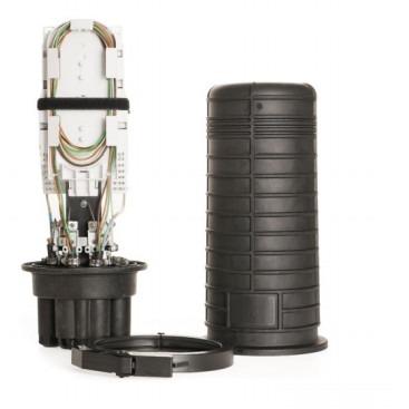 China Dawnergy Dome Fiber Optic Splice Closure 144f Capacity 5 Ports IP68 Protection for sale