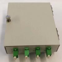 China Indoor Wall Mounted Fiber Optic Distribution Box for 8F Duplex LC FTTX Networks for sale