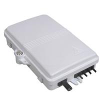 China 4 Core Fiber Optic Distribution Box for Wall/Pole Mounting, IP65 Protected PC+ABS FTTH FTTB FTTX NETWORK for sale