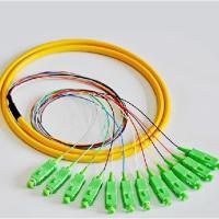 China 2-48 Core Fiber Optic Pigtail Bundle Indoor Cable SC UPC APC 0.9mm for sale