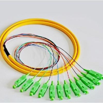 China 2-48 Core Fiber Optic Pigtail Bundle Indoor Cable SC UPC APC 0.9mm for sale