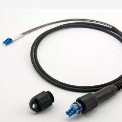 China FTTA Outdoor Remote Cable Patchcord 2 Core G657A1 with Waterproof Connector for sale