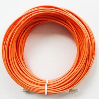 China Single Mode Duplex Fiber Optic Patch Cord SC APC Low Insertion Loss 3m for sale