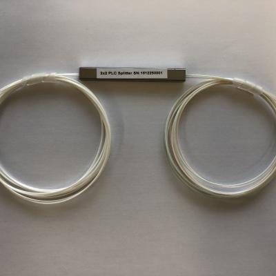 China 2x2 Mini Type Fiber PLC Splitter Without Connector for sale