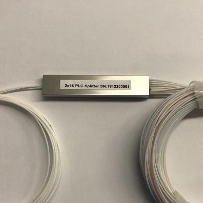 China Dawnergy 2x16 Mini Module PLC Splitter 1260-1650nm Low Loss Telcordia Standard for sale