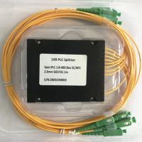 China 1x8 ABS Cassette Type Fiber Optical PLC Splitter SC/APC Connector 1260-1650nm Telcordia for sale