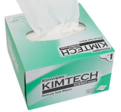 China DA-CT-01 KIMWIPES Fiber Cleaning Tool with Anti-Static Film, 280 Pieces per Box for Optical Connectors for sale