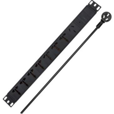 China 8X15A Power Distribution Unit with 8 Outlets, 15A 1875W Capacity for Rack Mount Installation for sale