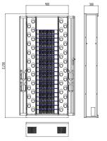 China DA-ODF 960F Fiber Optic Distribution Frame - 960 Core Capacity, 2200×900×300mm Dimensions for sale