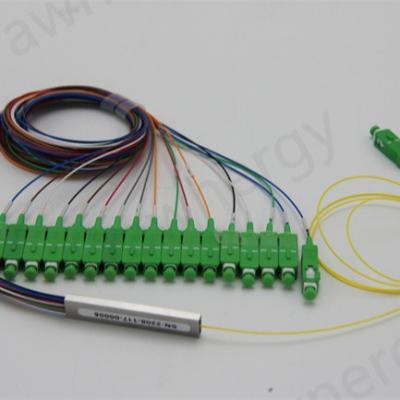 China 1x17 Mini Type SCAPC Fiber PLC Splitter for sale