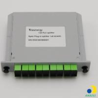 China 1xN Plug-In Type Fiber Optical PLC Splitter SCAPC Custom Specified for sale