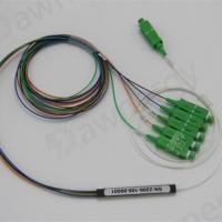 China 1x5 Mini Type SCAPC Fiber PLC Splitter FTTH Customized 85/15 Uneven for sale
