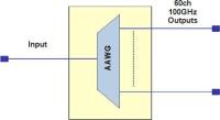 China 60-Channel 100GHz AAWG Module for DWDM Systems with 120x70x10.5mm Package and -5°C to +65°C Operating Range for sale