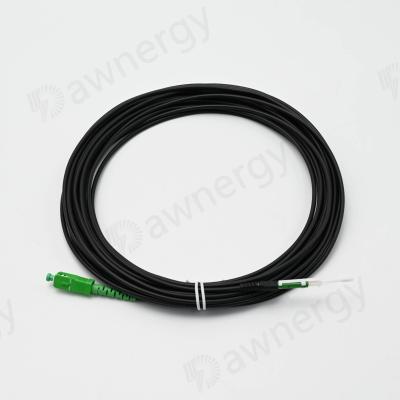 China SC APC Pullable Fiber Optic Patch Cord - Single-Mode, 0.3dB Insertion Loss, -40℃ to +70℃ Operating Range for sale