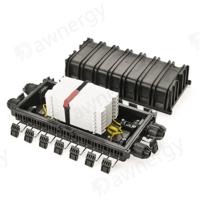 China Dome Type PP+GF 24-Core Fiber Optic Splice Enclosure - 144 Fiber Capacity, IP68 Waterproof, 525×200×151 mm for sale