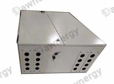 China Indoor Wall Mount Fiber Optic Distribution Box 288F Cold Roll Steel 600x600x300mm for sale
