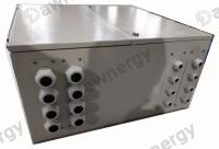 China Indoor Wall Mount Fiber Distribution Enclosure 288F Capacity 600x600x300mm 1.5mm Steel RAL 7035 for sale