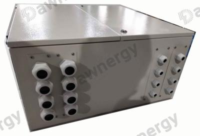 China Indoor Wall Mount Fiber Distribution Enclosure 288F Capacity 600x600x300mm 1.5mm Steel RAL 7035 for sale