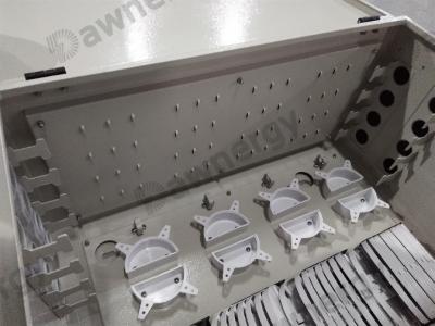 China 24F Fiber Distribution Box Wall Mount 600×600×300mm with ≤0.3dB Loss for FTTH Networks for sale