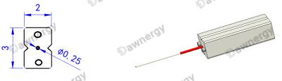 China SC/LC Fiber Optic Fast Connector for 3.0mm x 2.0mm Drop Cable - ≤0.5dB Insertion Loss, -20°C to +75°C Operating Range for sale