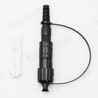 China Fiber Optic Connector Adapters SM Ceramic Groove Type 2x3mm 2x5mm Flat Drop Cable IP68 for sale