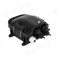 China 12 Ports Pre Connectorized IP68 Fiber Optic Distribution Box 168x138x78mm Black PP for sale