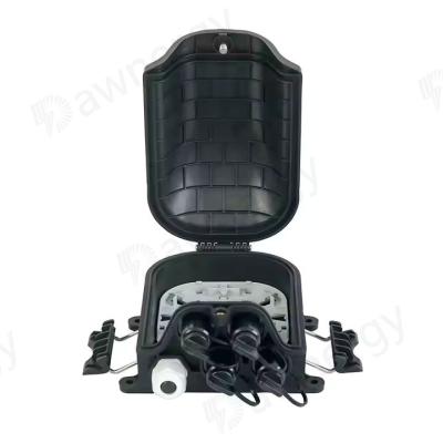 China IP68 PP Fiber Distribution Box 12 Fusion Capacity Stainless Steel 168x138x78mm for sale