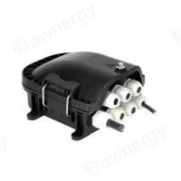 China PP Fiber Distribution Box IP68 12 Fusion Capacity Wall Pole Mounting 81x124mm for sale
