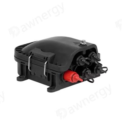 China 4 Port Indoor Fiber Optic Distribution Box PP Housing 12 Fusion Capacity IP68 for sale