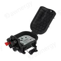 China IP68 Waterproof Fiber Splice Box 12 Fusion Capacity Wall Pole Mounting PP Housing for sale
