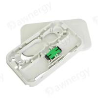 China Dawnergy FTTH Fiber Optic Terminal Box 149x90x15mm ABS White 60g for Network Installation for sale