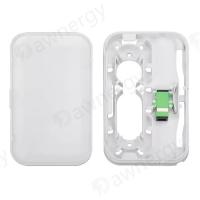 China FTTH Fiber Optic Terminal Box 1 Core SC Adapter 149x90x15mm for Drop Cable for sale
