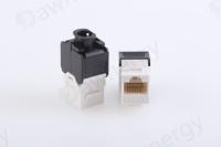 China CAT6 Keystone Jack Toolless Design 180° Termination for sale
