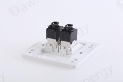 China Indoor Keystone Jack Optical Network Unit 8P8C RJ45 CAT6 22-24AWG for sale