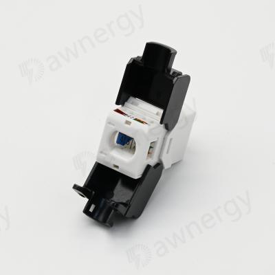 China CAT6 Optical Network Unit Keystone Jack RJ45 Gold Plated 6μm 22-24AWG for sale