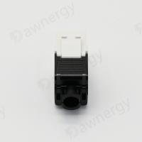 China RJ45 Keystone Jack CAT6A UTP 180 Degree Toolless Female Panel Mount Adapter for sale