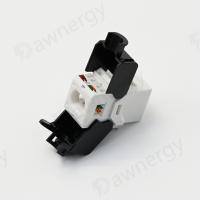 China Cat6 UTP Keystone Jack RJ45 Module - 8P8C Connector with 6μm Gold Plating for Gigabit PoE Networks for sale
