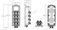 China IP68 Fiber Optic Termination Boxes In Black Ultimate Solution For Network Requirements for sale