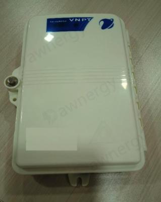 China Fiber Optic Distribution Box 186x114x40mm ABS FTTx Splice Tray 6 Ports for sale