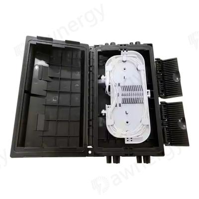China FTTH Fiber Optic Distribution Box 16 Port SC Adapter IP65 ABS Plastic 1x16 PLC Splitter for sale
