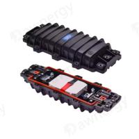 China Fiber Optic Splice Closure 144 Core Inline Type IP68 PC Material 6 Ports for sale