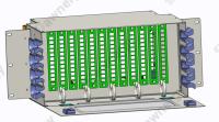 China DA-ODFU 144F Fiber Optic Distribution Frame Unit 1.2mm Cold-Rolled Steel Box 144 Cores for sale