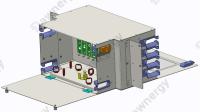 China DA-ODFU 144F SC/APC Fiber Optic Distribution Frame Unit - 580x300x219mm for LAN/WAN Networks for sale